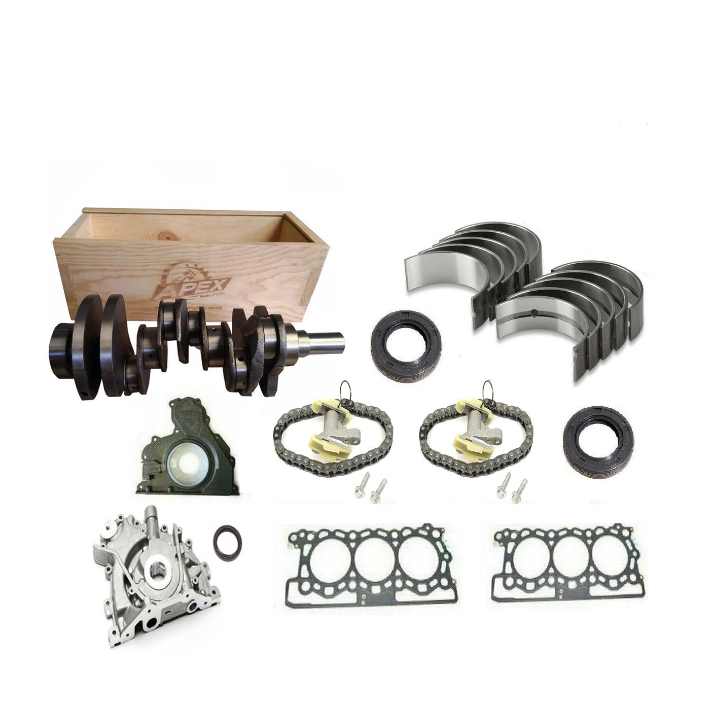 Buy CRANKSHAFT & ENGINE REBUILD PARTS KIT 2.7 DIESEL ENGINE 276DT TDV6 ...