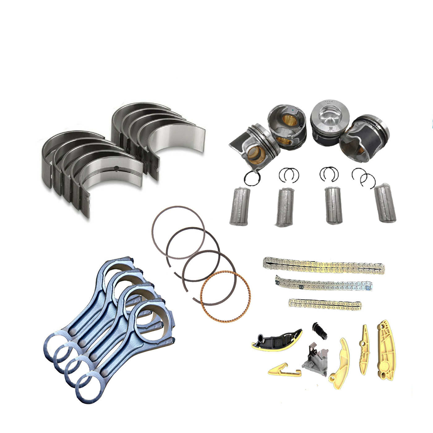Buy CONNECTING RODS & ENGNE REBUILD PARTS KIT 2.0 D SD4 TWIN TURBO ...